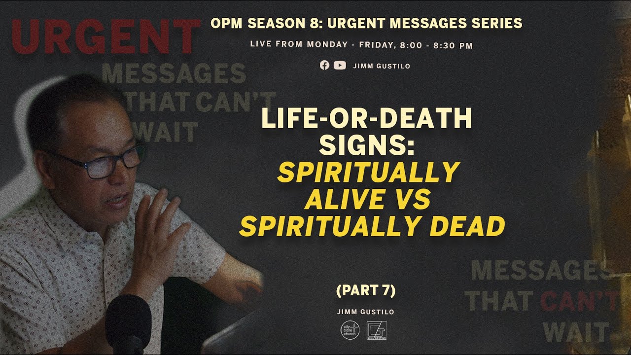 Life-or-Death Signs: Spiritually Alive vs. Spiritually Dead - YouTube