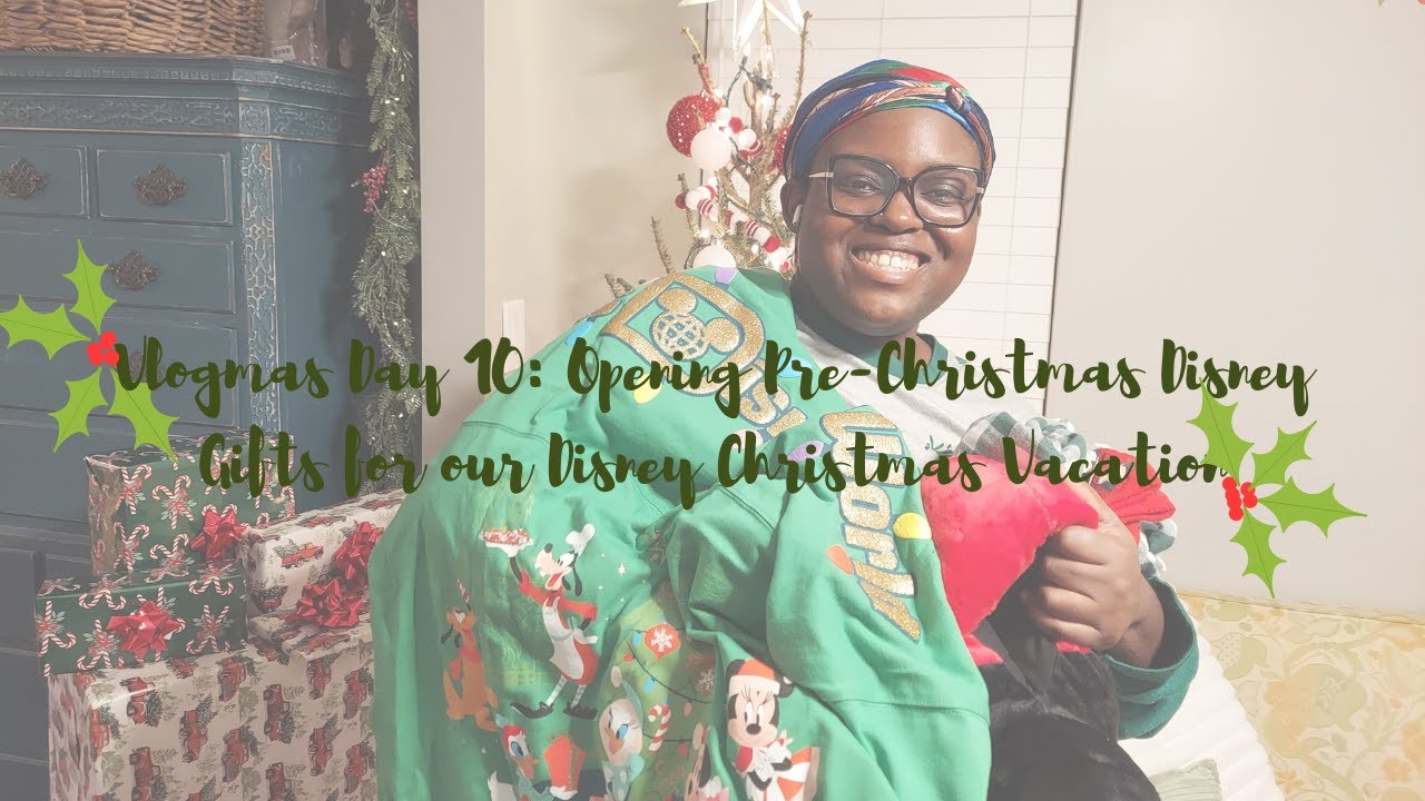 VLOGMAS DAY 10: Pre Christmas Gift Opening & A Trip - YouTube