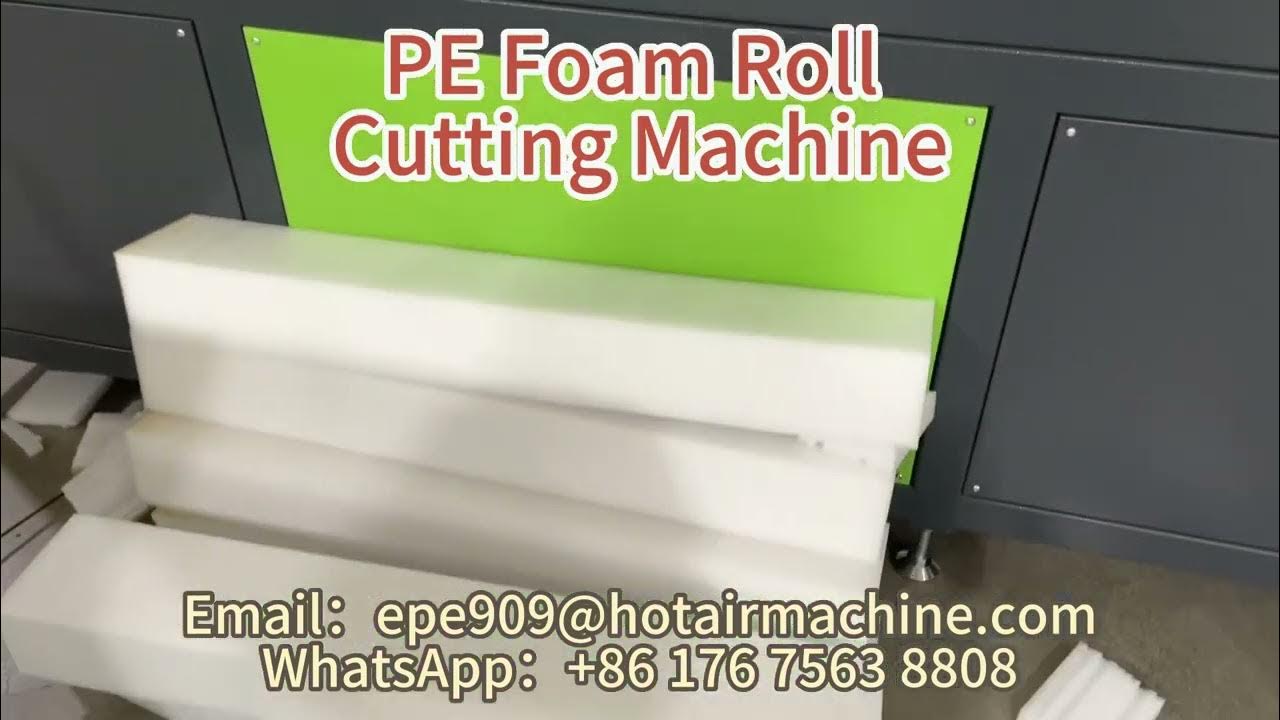 EPE XPE Foam Roll Cutting Machine | How To Cut A PE Foam Roller | PE EVA Foam Roll Cutting ...