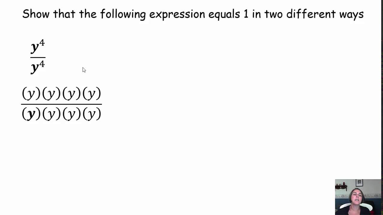 zero power rule exponents - YouTube