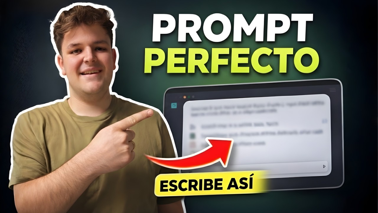 Cómo Escribir PROMPTS Perfectos (Fórmula Paso a Paso) - YouTube