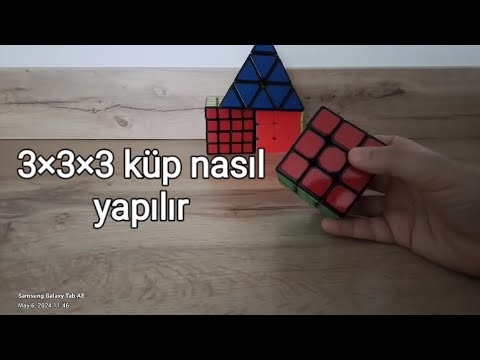 3×3×3 küp nasıl yapılır