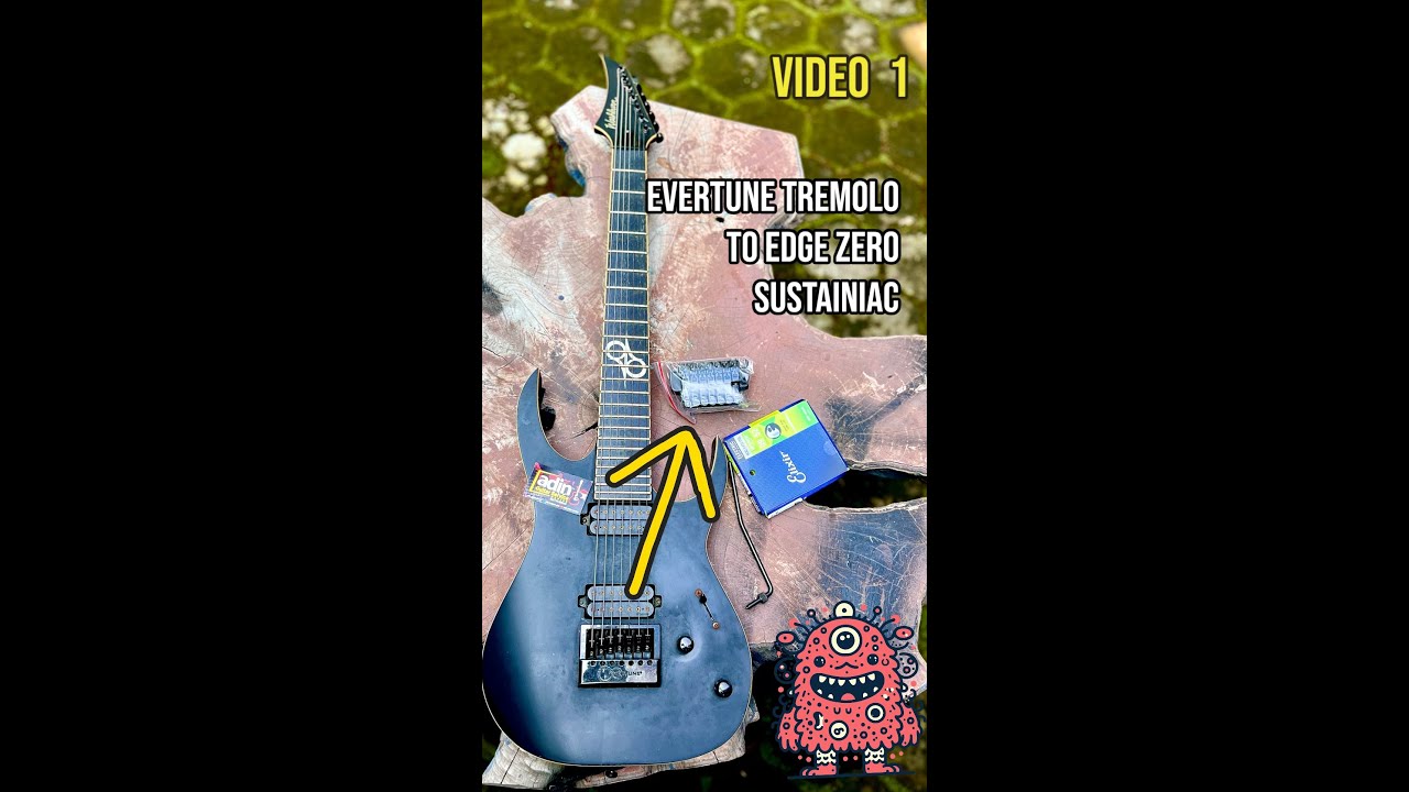 WOW EVERTUNE TO EDGE ZERO TREMOLO 7 STRINGS GUITAR SUSTAINIAC #adinguitarservice - YouTube
