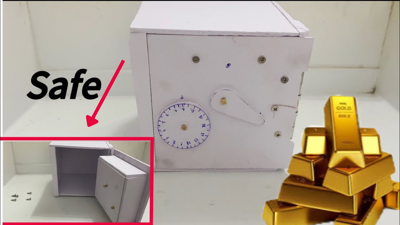 How to Make Safe with Combination Lock - YouTube