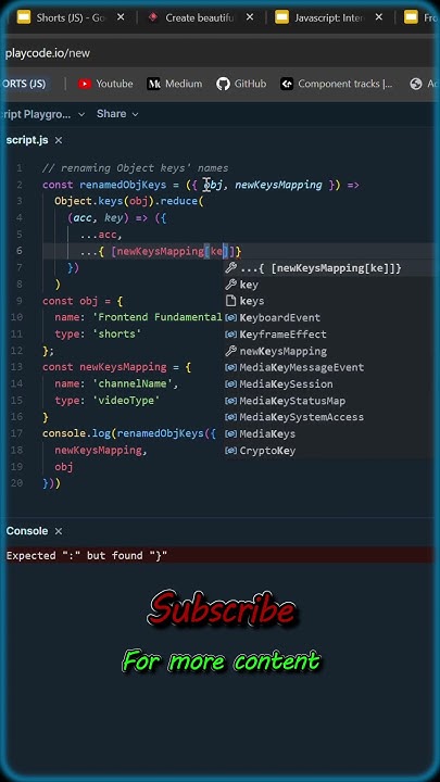 Renaming keys of object in JS | JS Interesting parts #javascript #interviewprep # ...