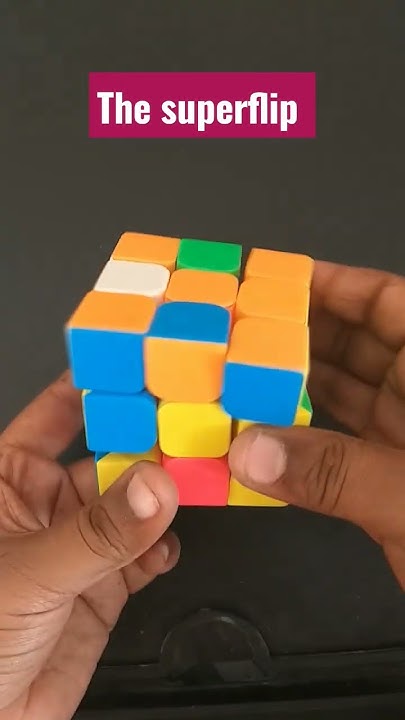 how to make superflip pattern on cube #shorts - YouTube