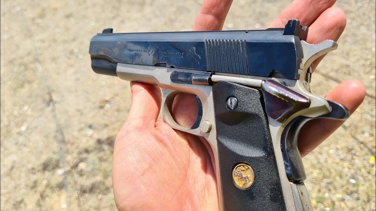 Review de colt 1911 cal .22lr algo impresionante 😲 - YouTube