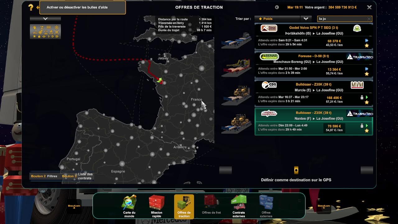 LIVE ETS2 FR PROMODS DIRECTION LA ROUTE DE LA MORT - YouTube