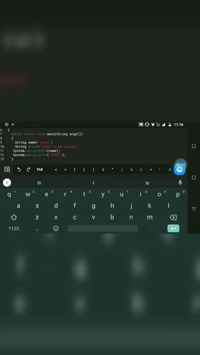 printing Jesus is my saviour in Java program #codinglife #codingshortvideo #coding - YouTube