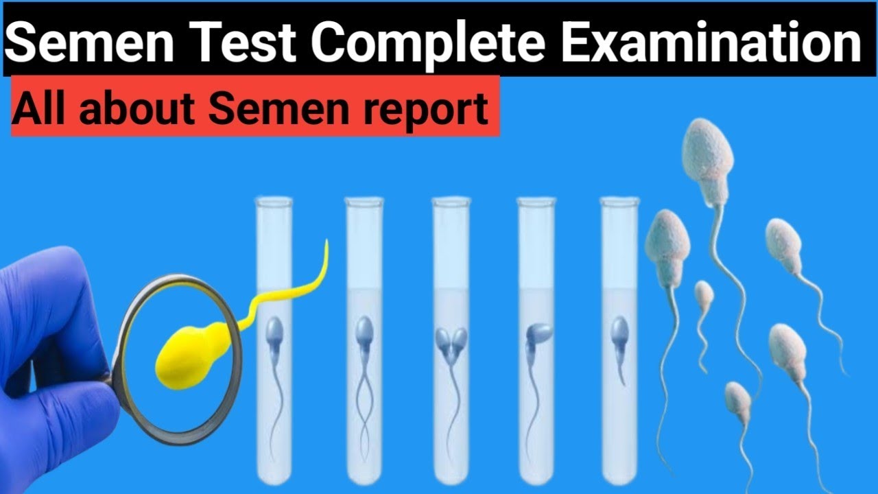 Semen test | physical & Microscopic examination | All about semen # ...