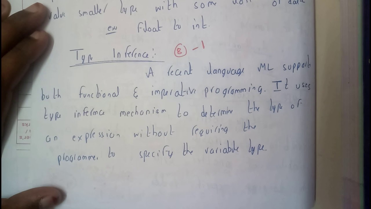 7 Type inference - YouTube