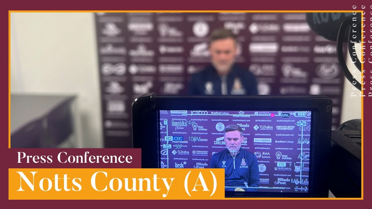 PRESS CONFERENCE: Alexander previews Notts County trip - YouTube