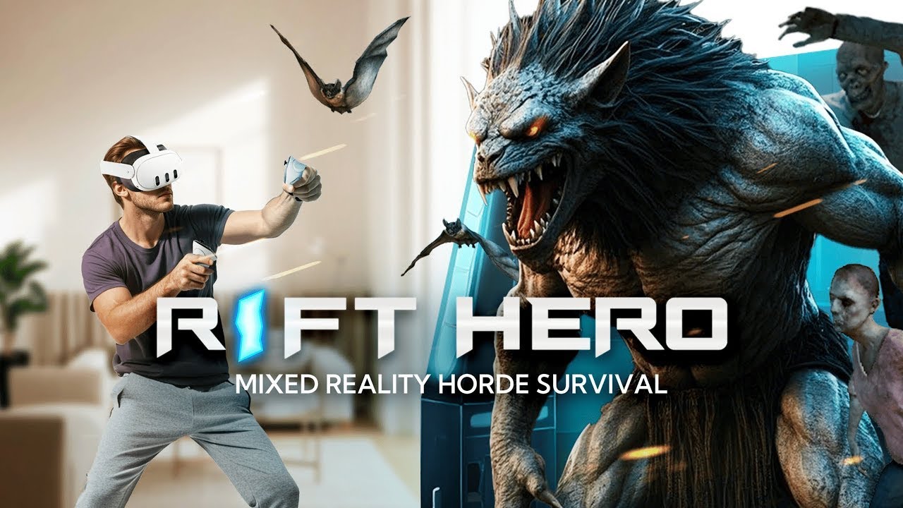 Rift Hero: Mixed Reality Horde Survival | PREVIEW PURE VR GAMEPLAY ...