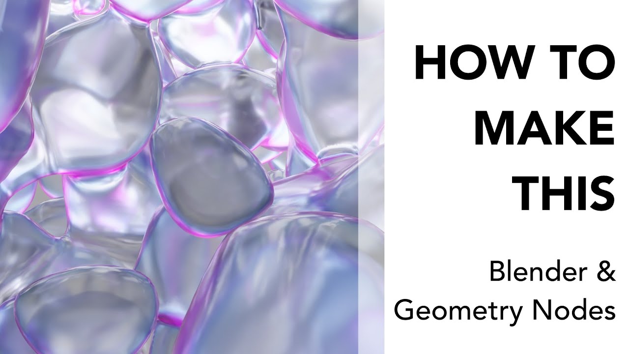 Colorful Bubble Renders | Blender & Geometry Nodes Tutorial - YouTube