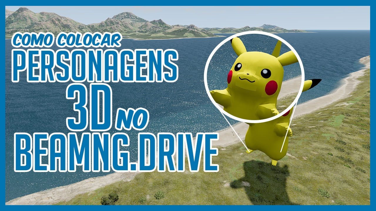 Como colocar PERSONAGENS 3D no BeamNG.Drive!! #beamngdrive #beamng # ...