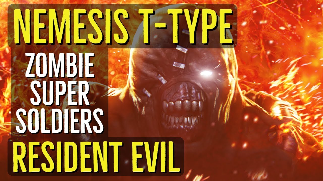 Nemesis-T Type (ZOMBIE SUPER-SOLDIERS) Resident Evil Explored - YouTube