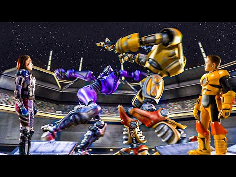 Giant Robot Fight against his Crush | Spy Kids 3: Game Over | CLIP
