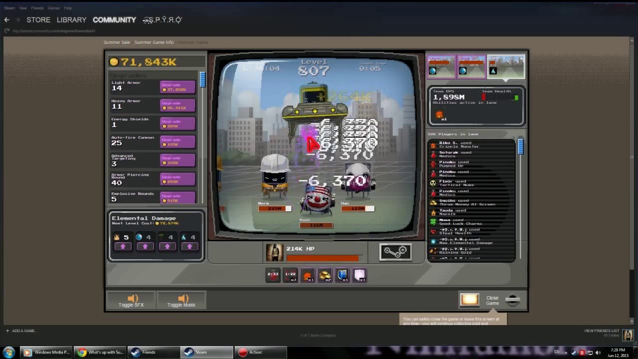Steam Monster Game with Auto Clicker - YouTube