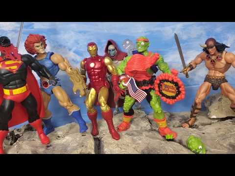 SNTWTH - Toxic Crusaders Toxie  ( The Toxic Avenger ) Action Figure By Super 7