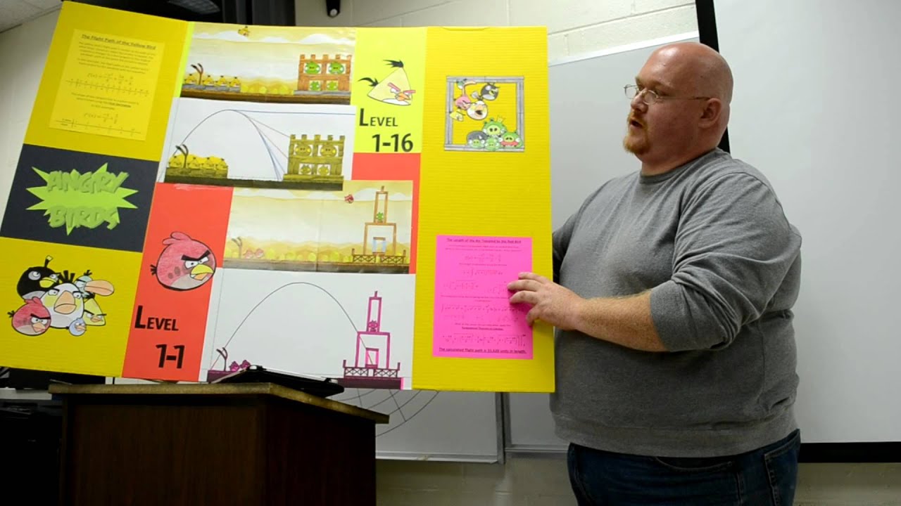 My Angry Birds Calculus Project - YouTube