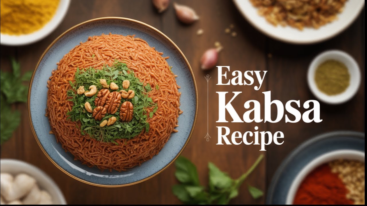 Easy Kabsa Recipe For Bachelor's - YouTube