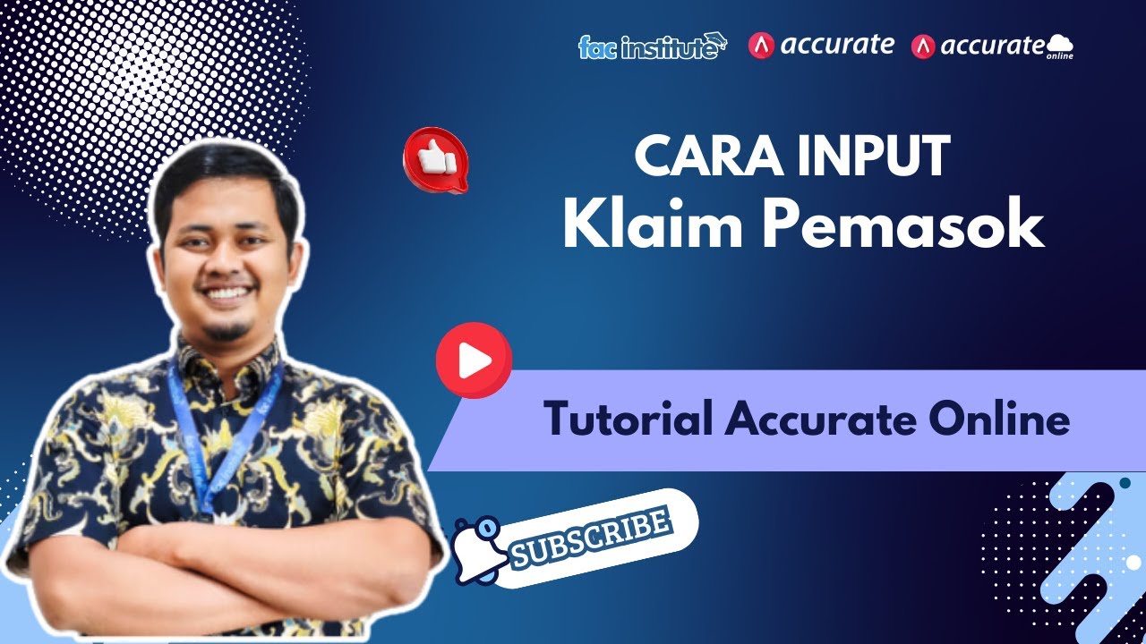 Cara Input Klaim Pemasok - Tutorial Accurate Online - YouTube