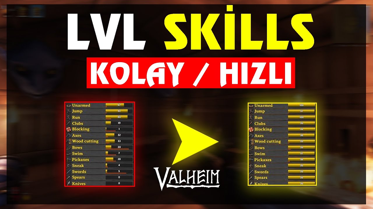 VALHEİM SKİLLS YÜKSELTME REHBERİ (2021) VALHEİM SKİLLS GUİDE - YouTube