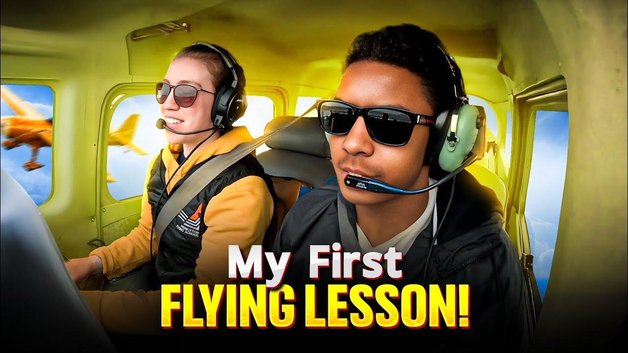 My First Lesson!!! Starting my journey to get my Pilot's License before I get my NJ Driver's ...