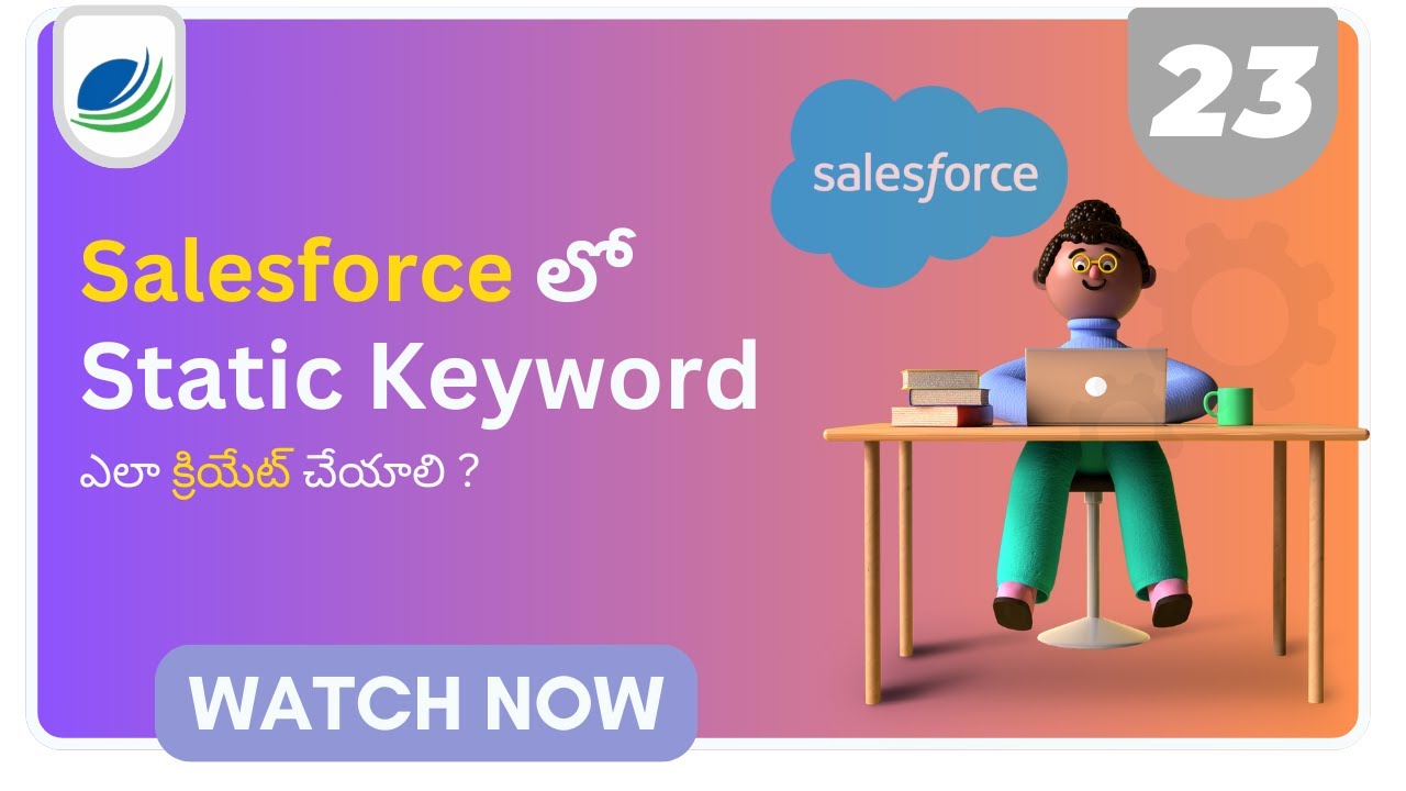 Static Keyword How To Create Static Methods Variables Sfdc Telugu 9702