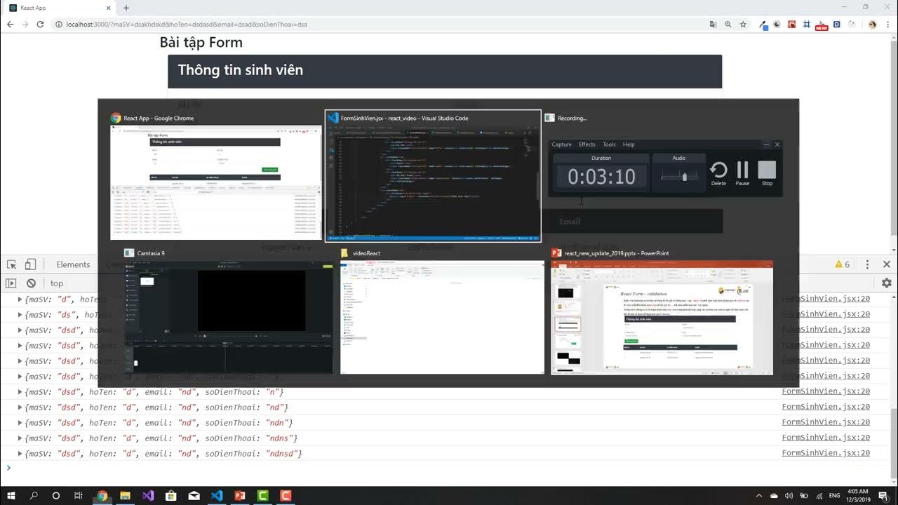 (ReactJs) 38 Form Validation QLSVP4 - YouTube