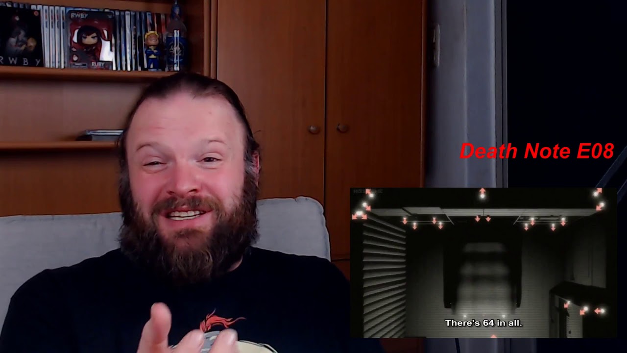 Death Note Episode 8 Glare Reaction - watching and being watched - YouTube