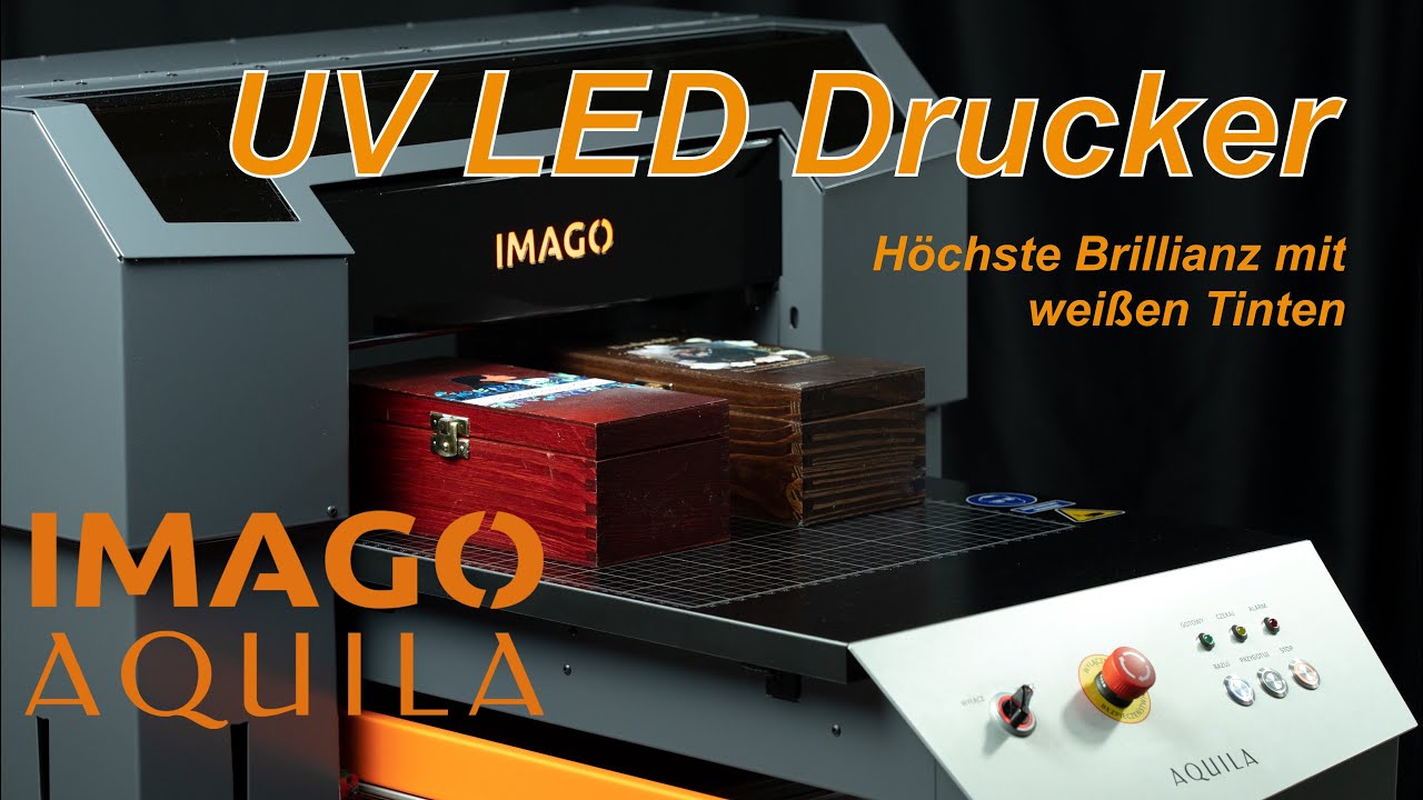 IMAGO Aquila UV LED Drucker - YouTube