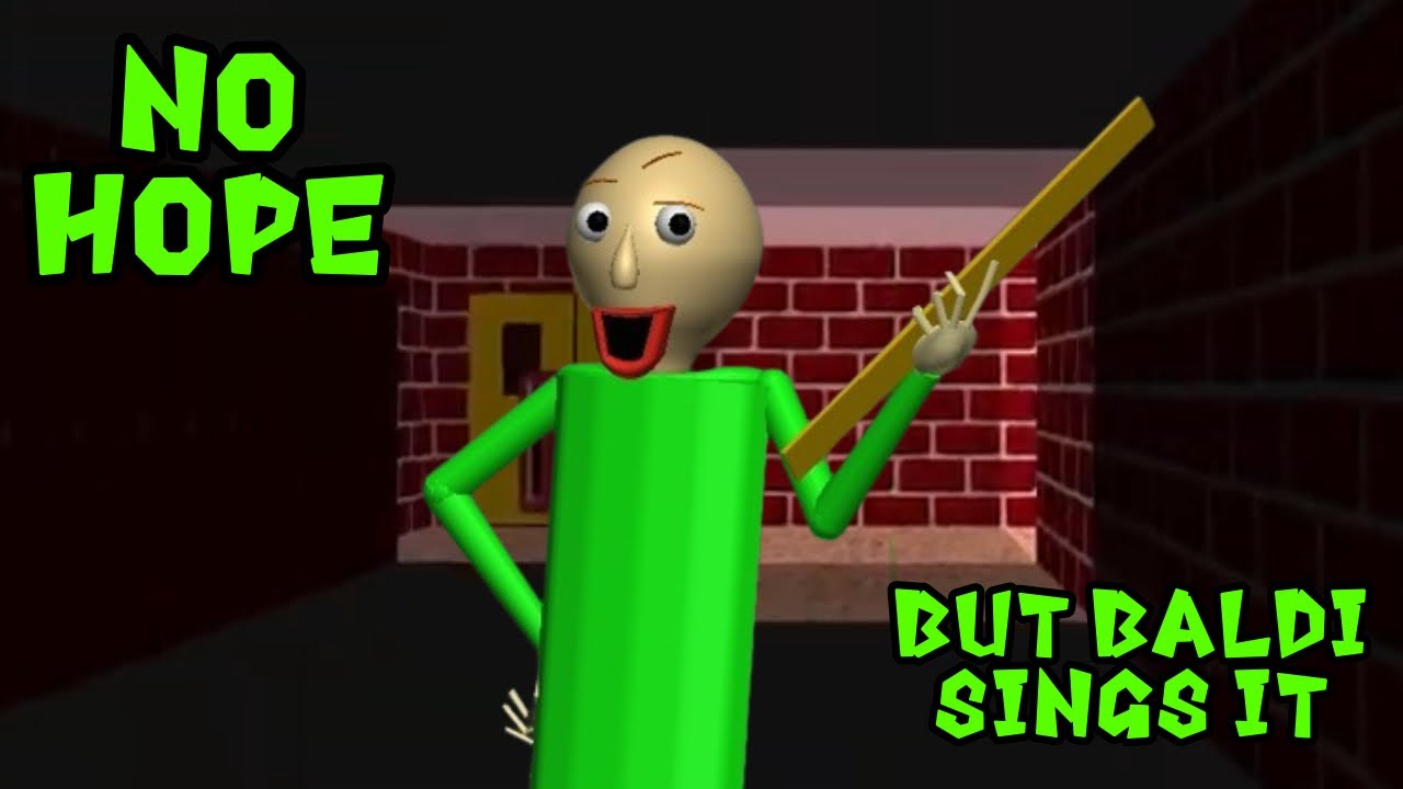 No Hope but Baldi sings it - Friday Night Funkin Mario’s Madness Cover ...