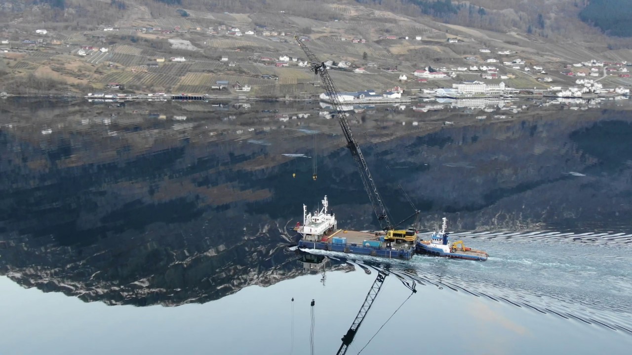 Boat on the fjord Lofthus Ullensvang Norway - YouTube
