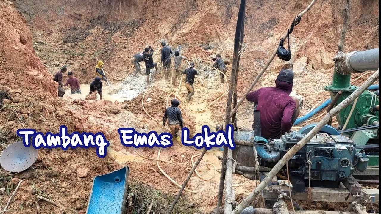 Cara Mencari Emas Pakai Dompeng - YouTube
