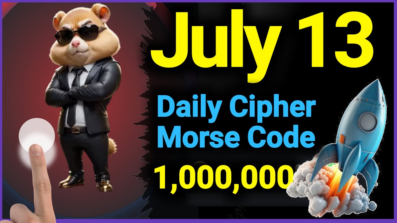 13 July Daily Cipher Code Hamster Kombat Today - YouTube