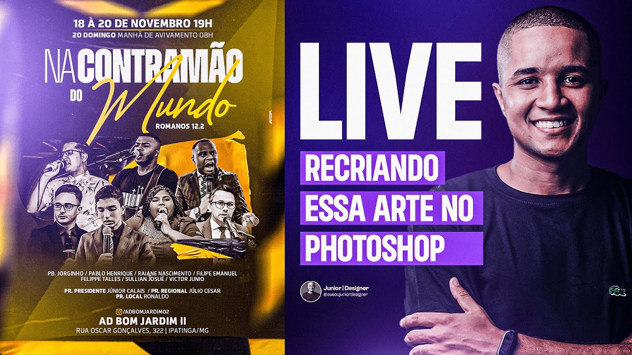 Live Criando Artes Para Igreja Youtube