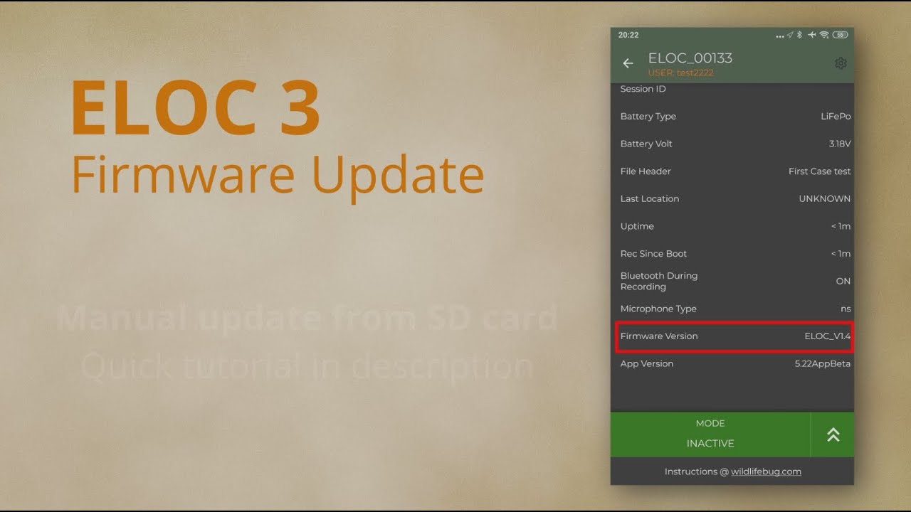 Firmware Update - SDcard - ELOC 3 - YouTube