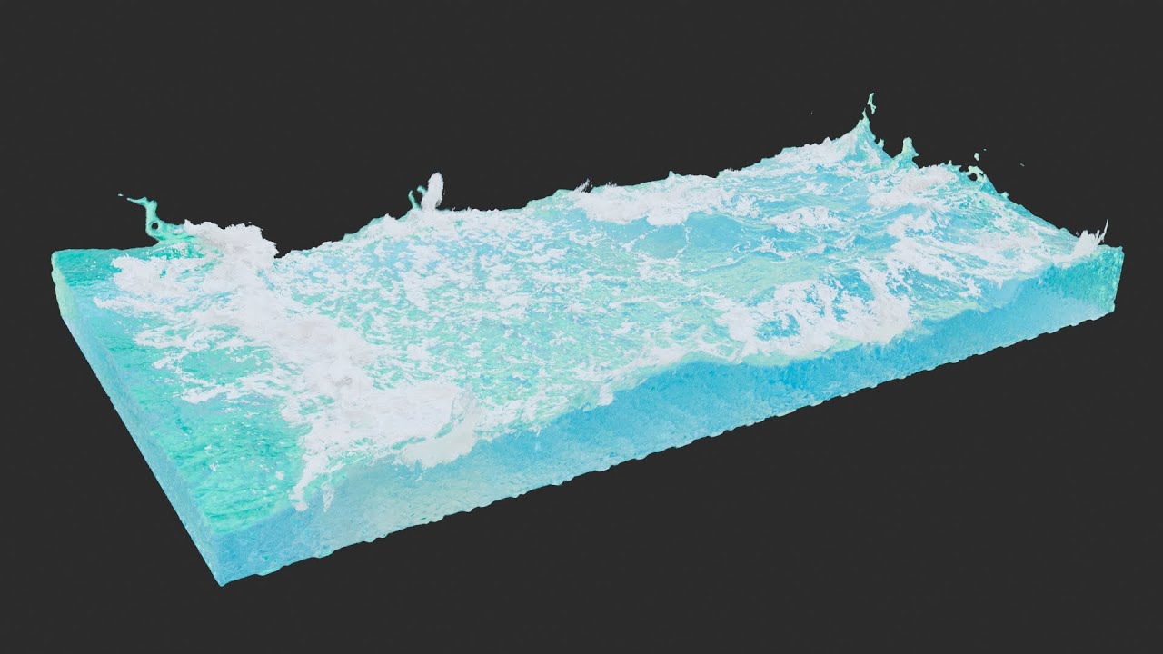 The process of water simulation in Maya | Water in Maya - YouTube
