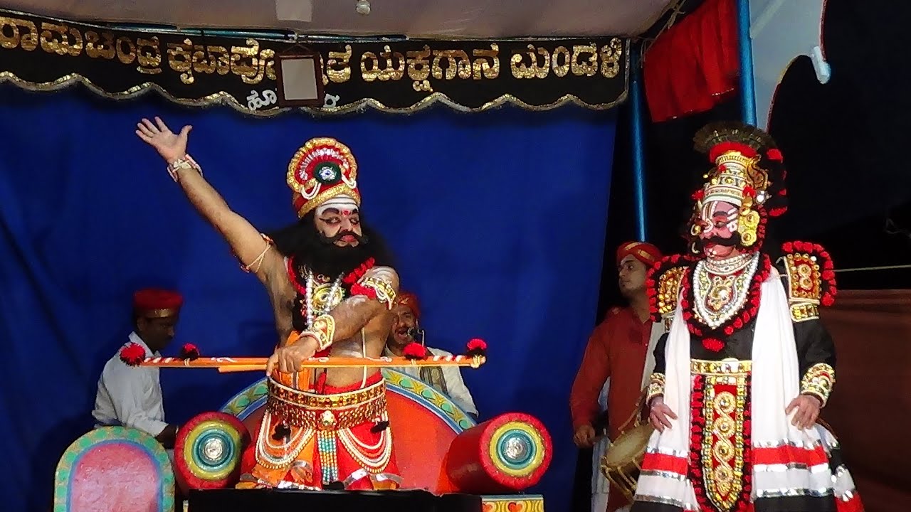 Yakshagana -- DroNa parva - 1 - DroNacharya & Kaurava - YouTube