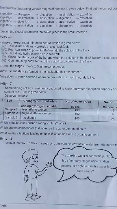 class 7 basic science Christmas exam question Paper 📜📜 - YouTube