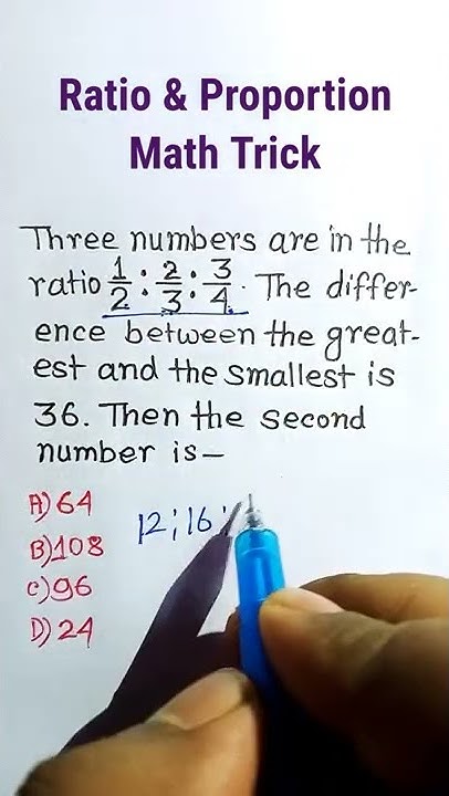 Ratio And Proportion Tricks | Reasoning Ratio Proportion| Arithmetic Reasoning Tricks| #shorts ...