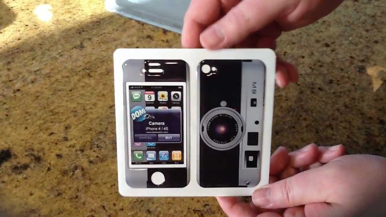 Domeskin iPhone Skins for iPhone 4/4S Review - YouTube