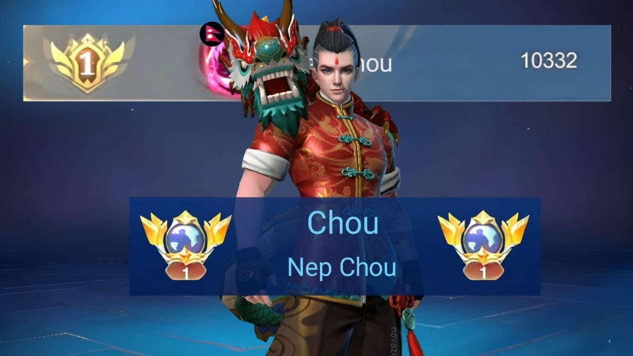 KING OF EXP LANE CHOU PLAYING SOLO RANK MYTHICAL GLORY FULL GAMEPLAY ...
