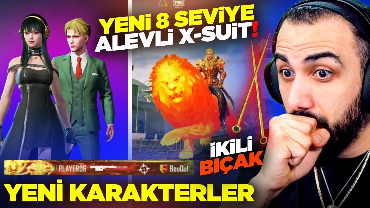 8 SEVİYE ALEVLİ X-SUİT VE YENİ KARAKTERLER!! OYUNDA İLK YENİ ÇİFT BIÇAK ...