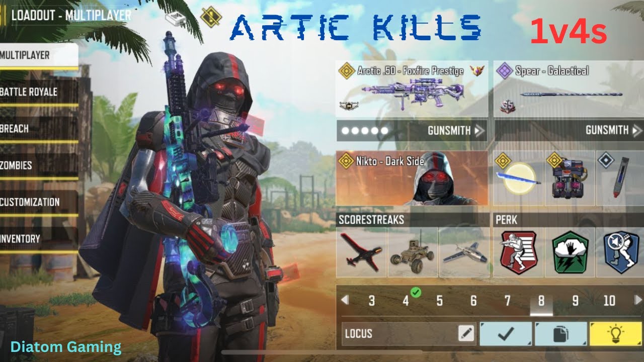 TOP 5K SATISFYING 1V4 WITH LEGENDARY ARCTIC CODM GAMEPLAY | Diatom ...