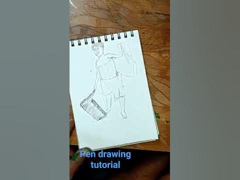 Pen drawing tutorial - YouTube
