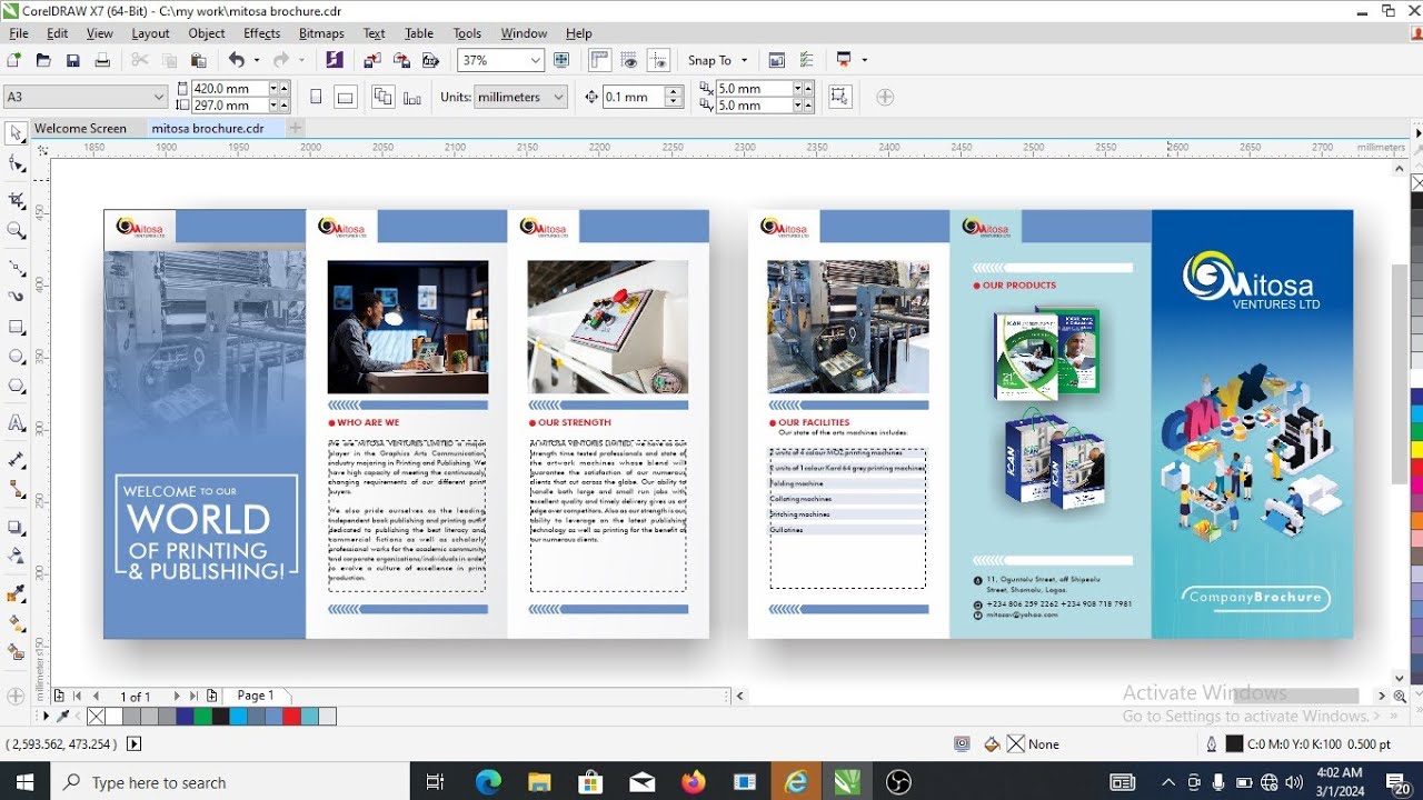 Know How to Design Brochure - Start to Finish - YouTube