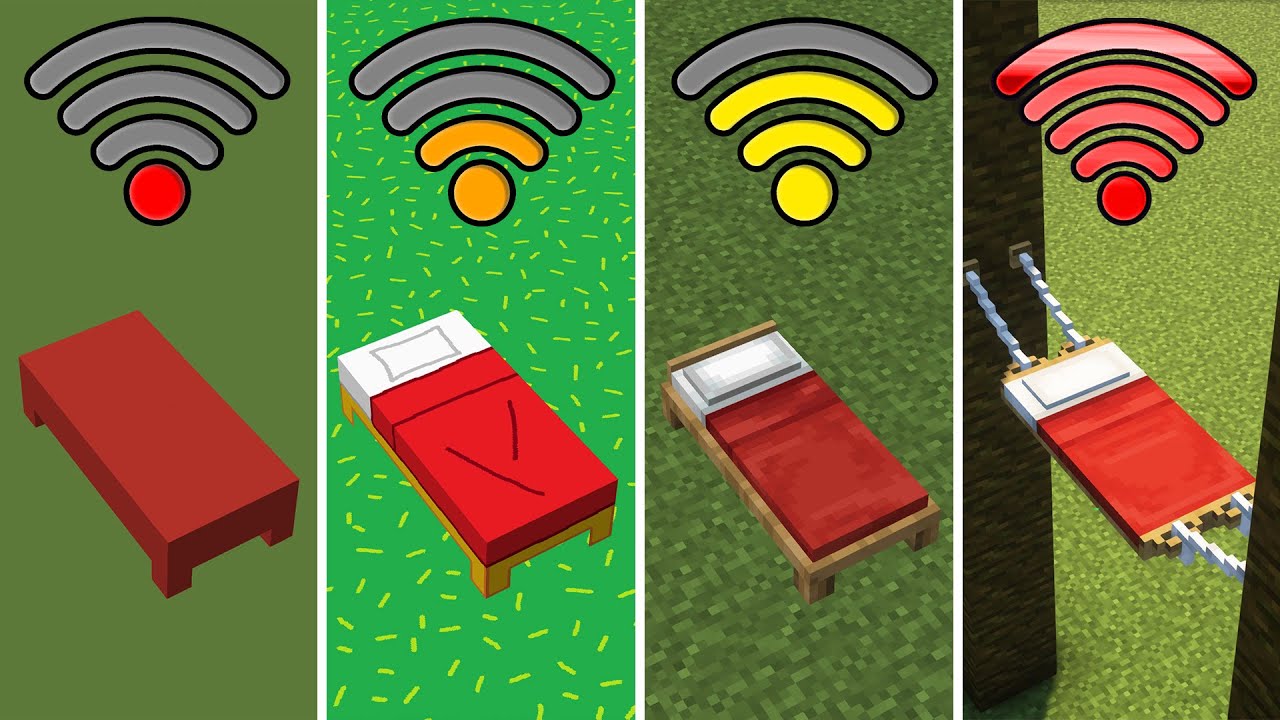minecraft with different Wi Fi levels compilation (part 2) - YouTube