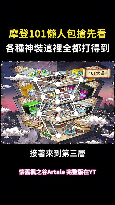 【楓之谷Artale】摩登101一分鐘懶人包 曝光工作室腳本必打小怪 日標、椎茸、LV100武器這裡通通有 || 楓之谷 | 摩登101 | Artale | 椎茸(香菇) | 瘋狂喵z客 ...